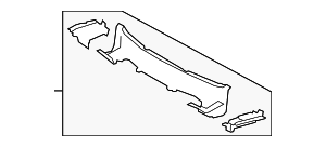 2009-2013 Toyota Corolla Cowl Panel 55700-02410 | Toyota Parts Center