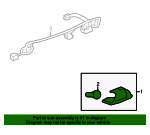 2010-2024 GM Rear License Plate Lamp 13502178 GM | GMPartsDirect.com