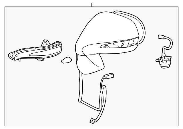 87910-0E920 - Unpainted Mirror Assembly For 2013-2015 Lexus | Lexus OE ...