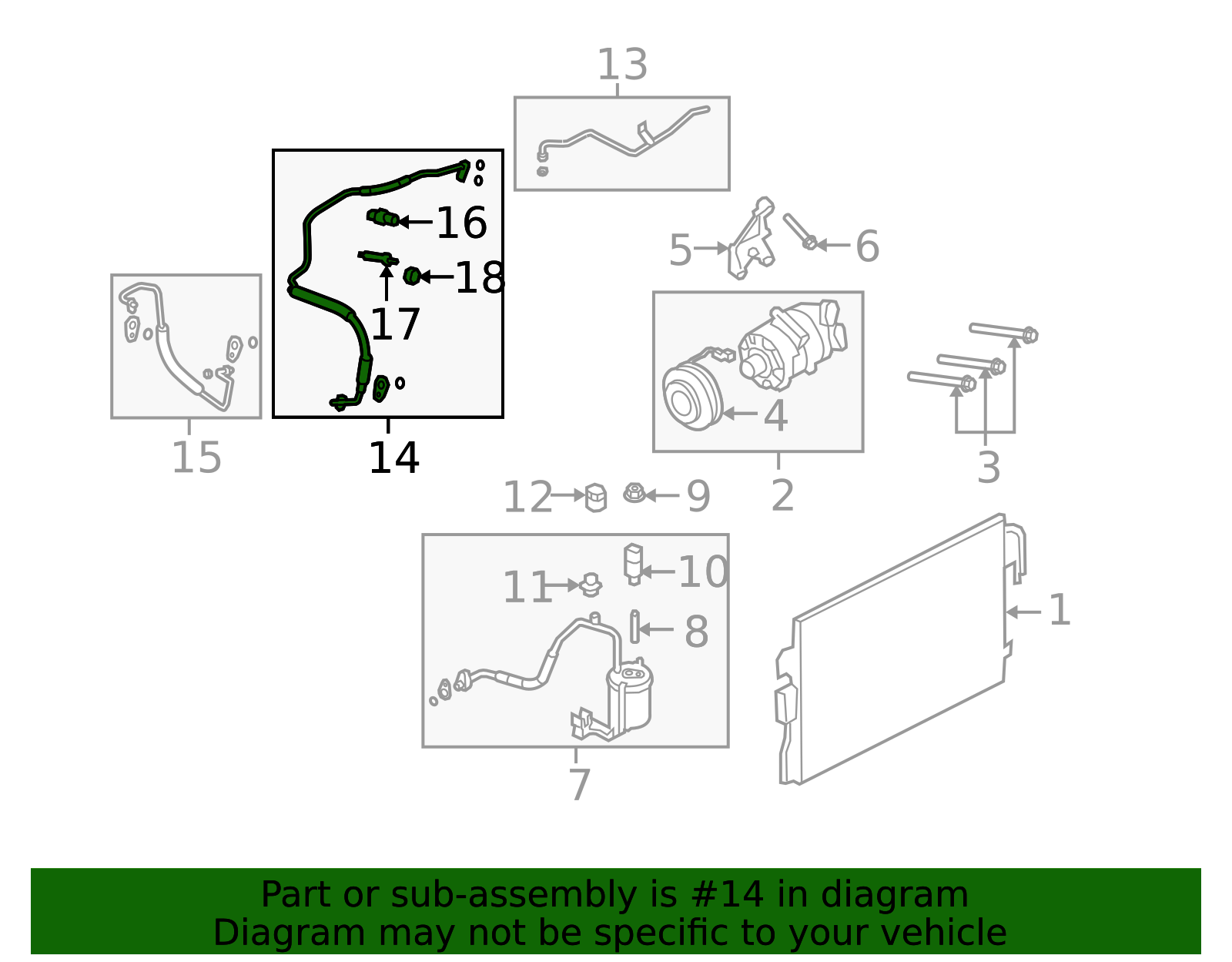 2009-2012 Ford A/C Refrigerant Suction Hose 9l8z19867e | TascaParts.com