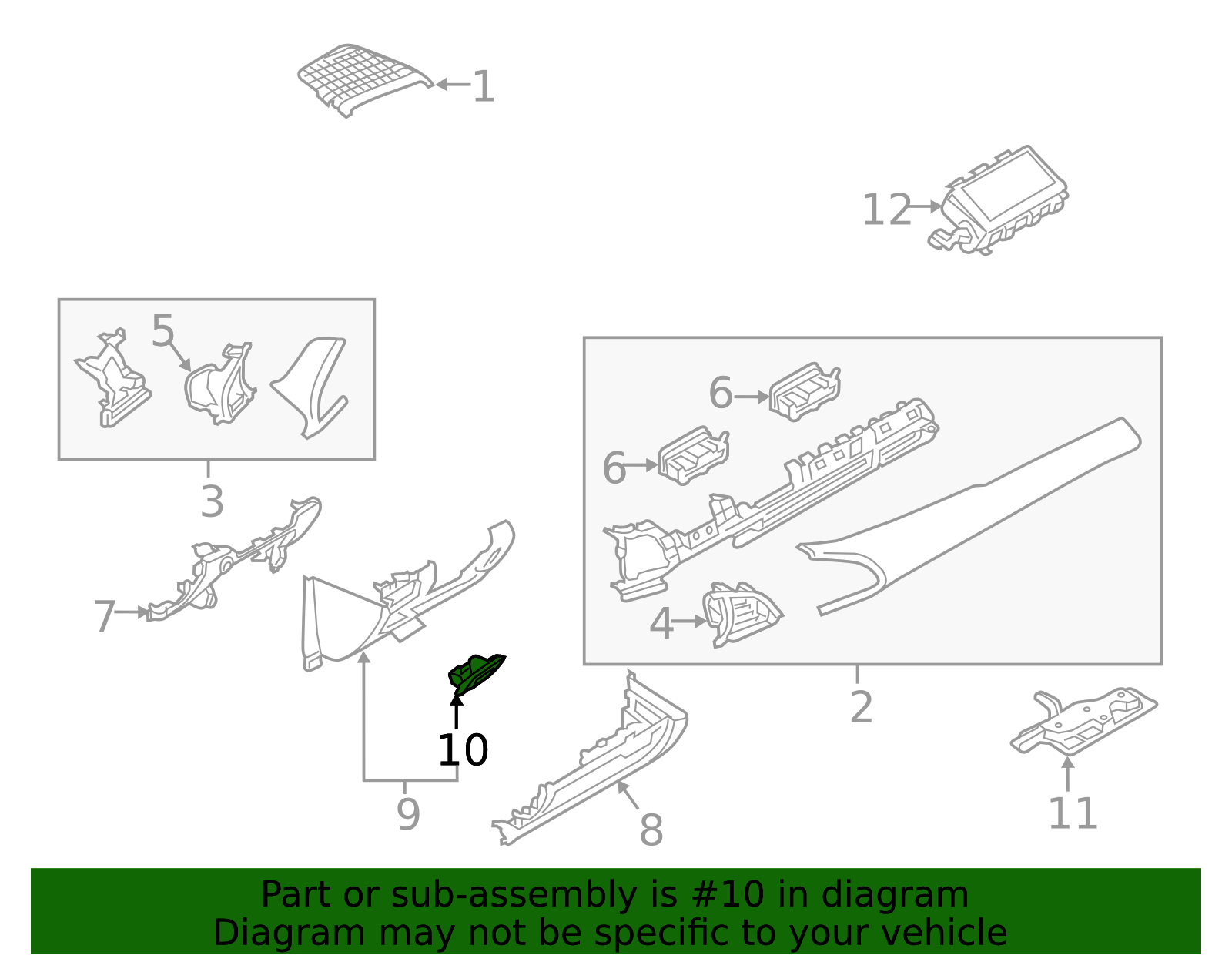 2019-2024 Mazda 3 Pocket BDGF-64-180A | OEM Parts Online