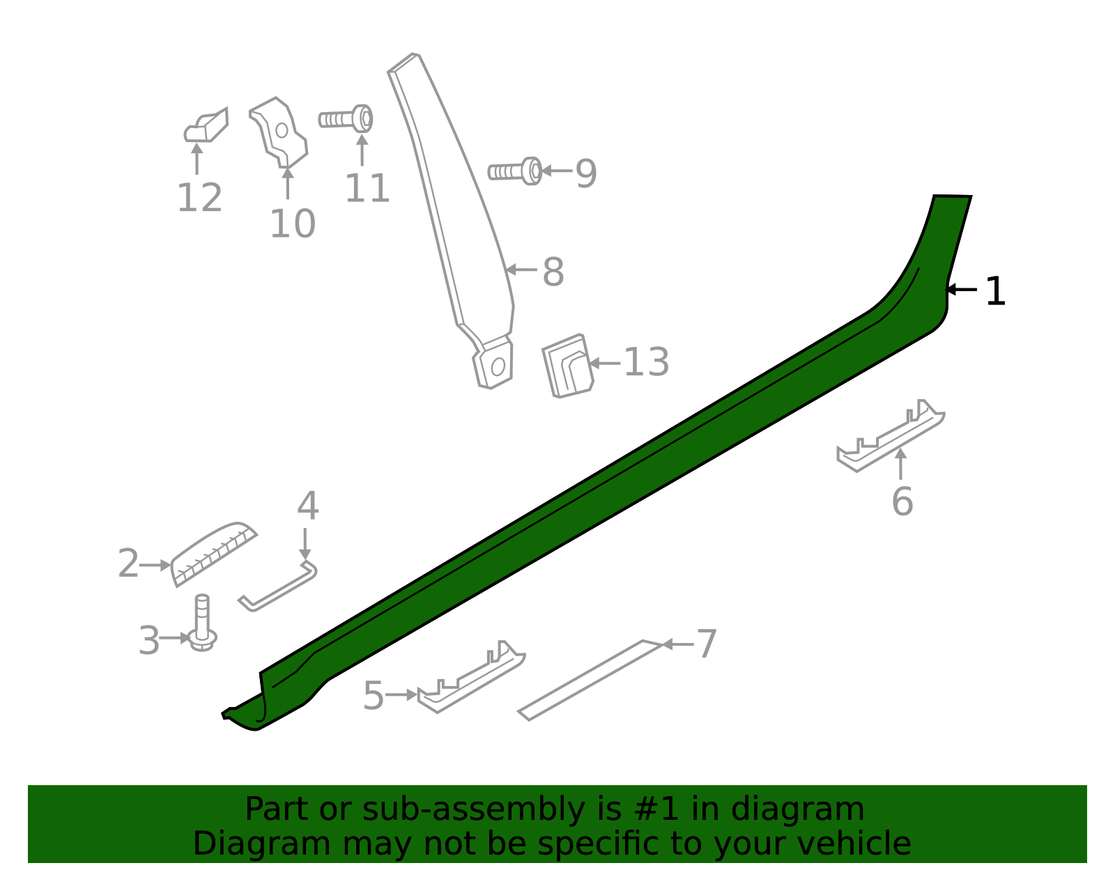 4G8-853-855-J-GRU - Rocker Molding 2016-2018 Audi A7 Quattro | Audi OEM ...