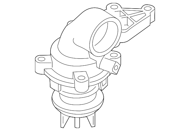 2011-2015 Volkswagen Touareg Thermostat Unit 06E-121-111-AL | VW Direct ...
