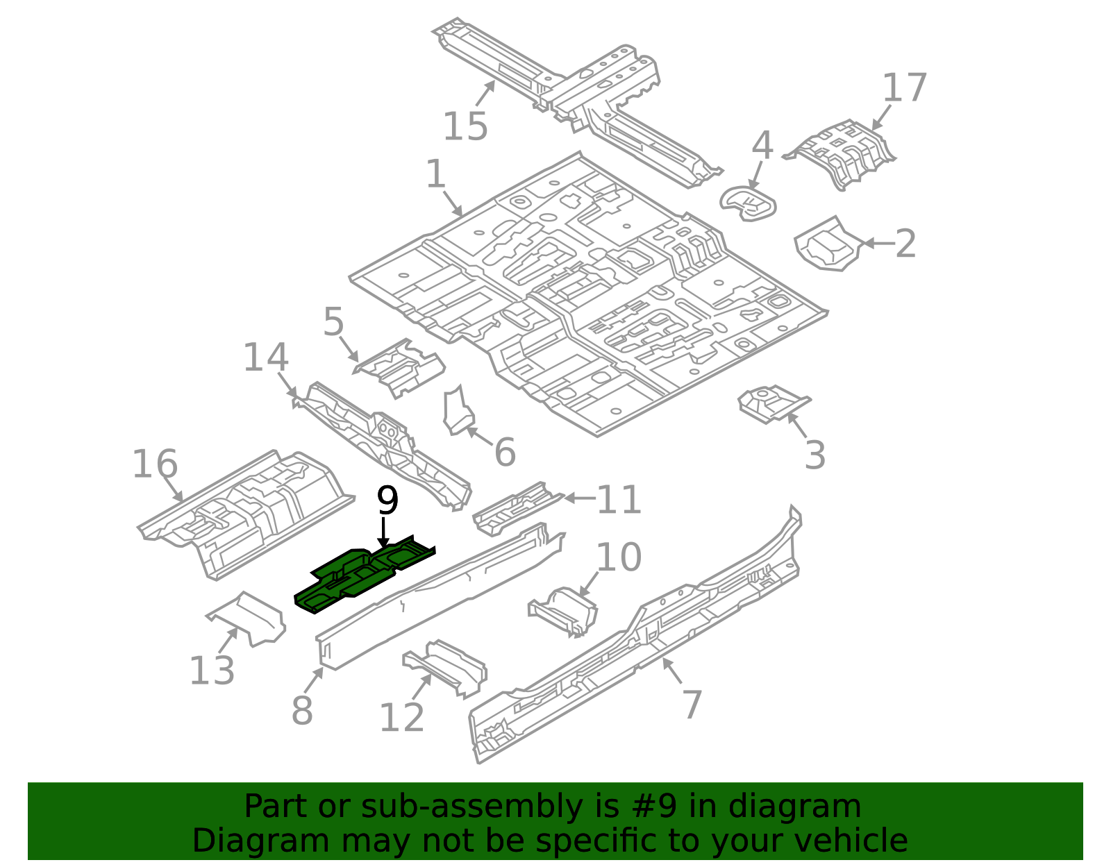 65216-0W000 - Gusset 2011-2013 Kia Sorento | Kia.Parts Store