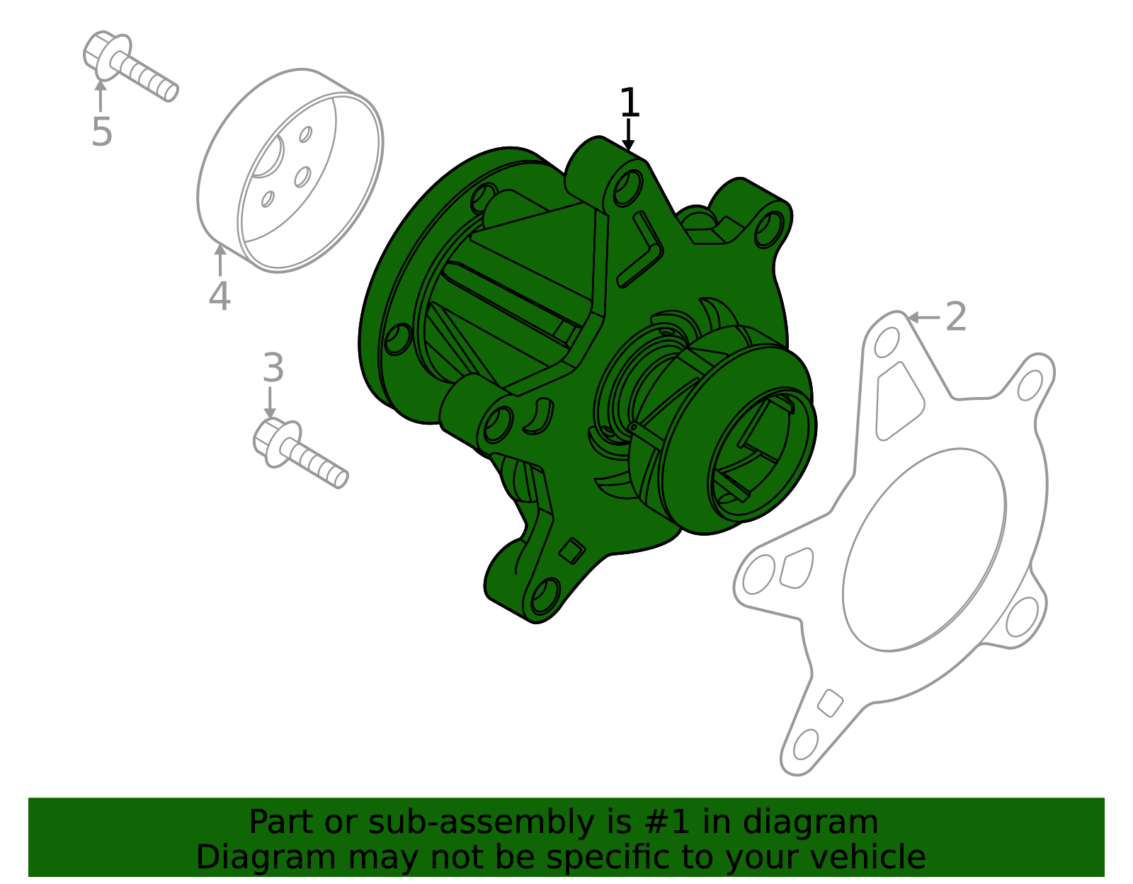 25100-2M800 - High-Quality Engine Water Pump for AutoNation Parts