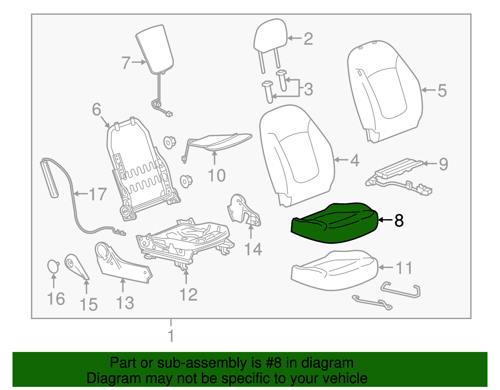 OEM GM Airbag Front Passenger Presence Module with Sensor For 2018-2022 ...