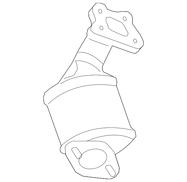 2012-2017 GM Three-Way Catalytic Converter Kit with Front Exhaust ...