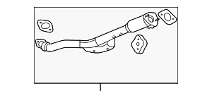 2013-2017 GM Exhaust Front Pipe 23114283 GM | GMPartsDirect.com