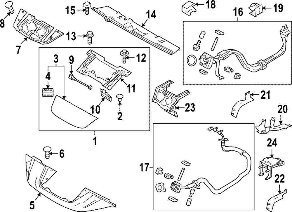 2018-2025 Nissan LEAF Charging Port 296B1-5SA0A | OEM Parts Online