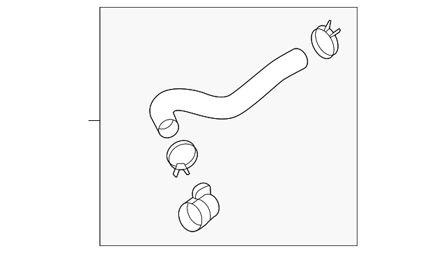 2022-2025 Genesis GV70 Upper Hose 25414-AR000 | World OEM Parts Hyundai