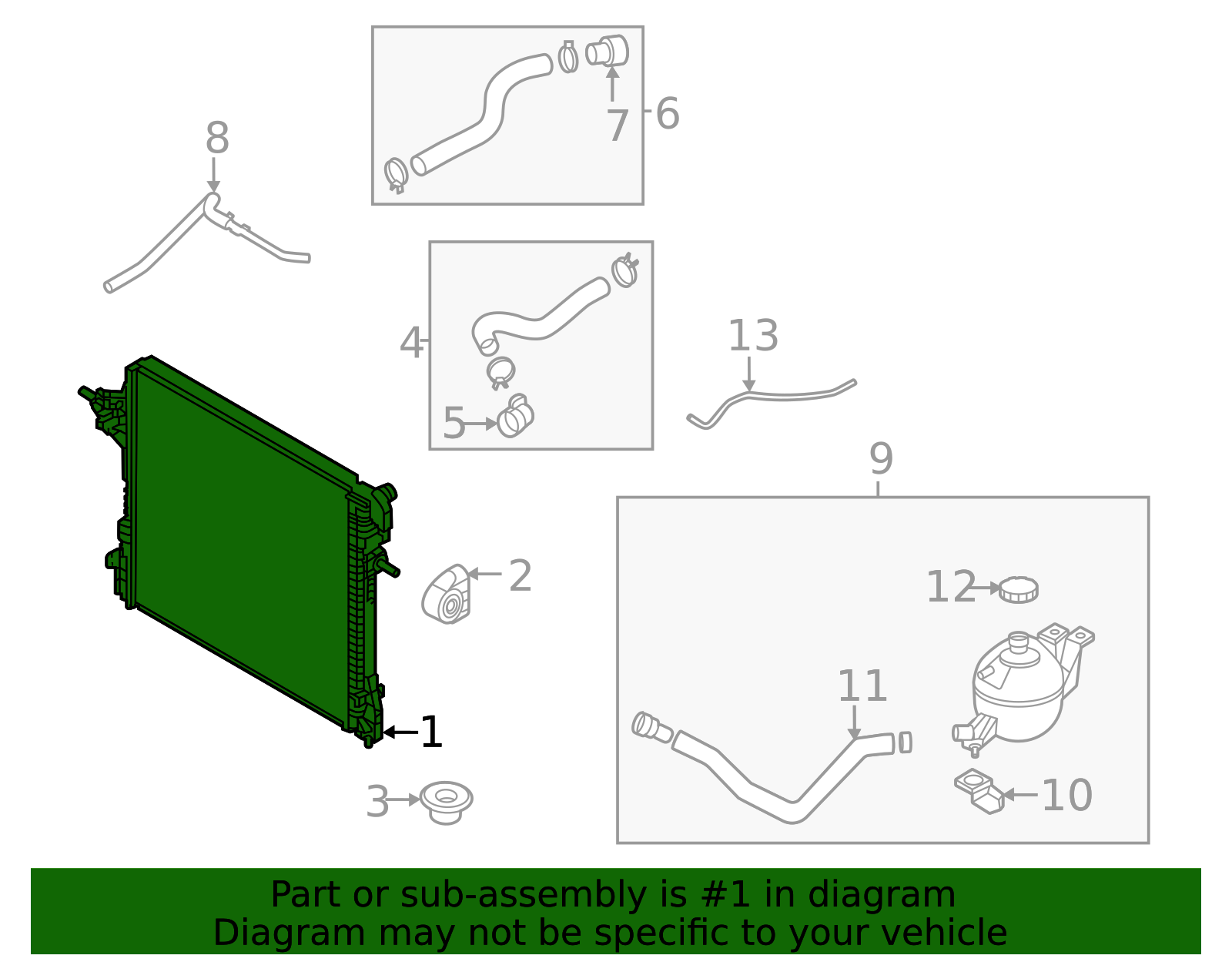 2022-2025 Genesis GV70 Radiator Assembly 25310-AR050 | OEM Parts Online