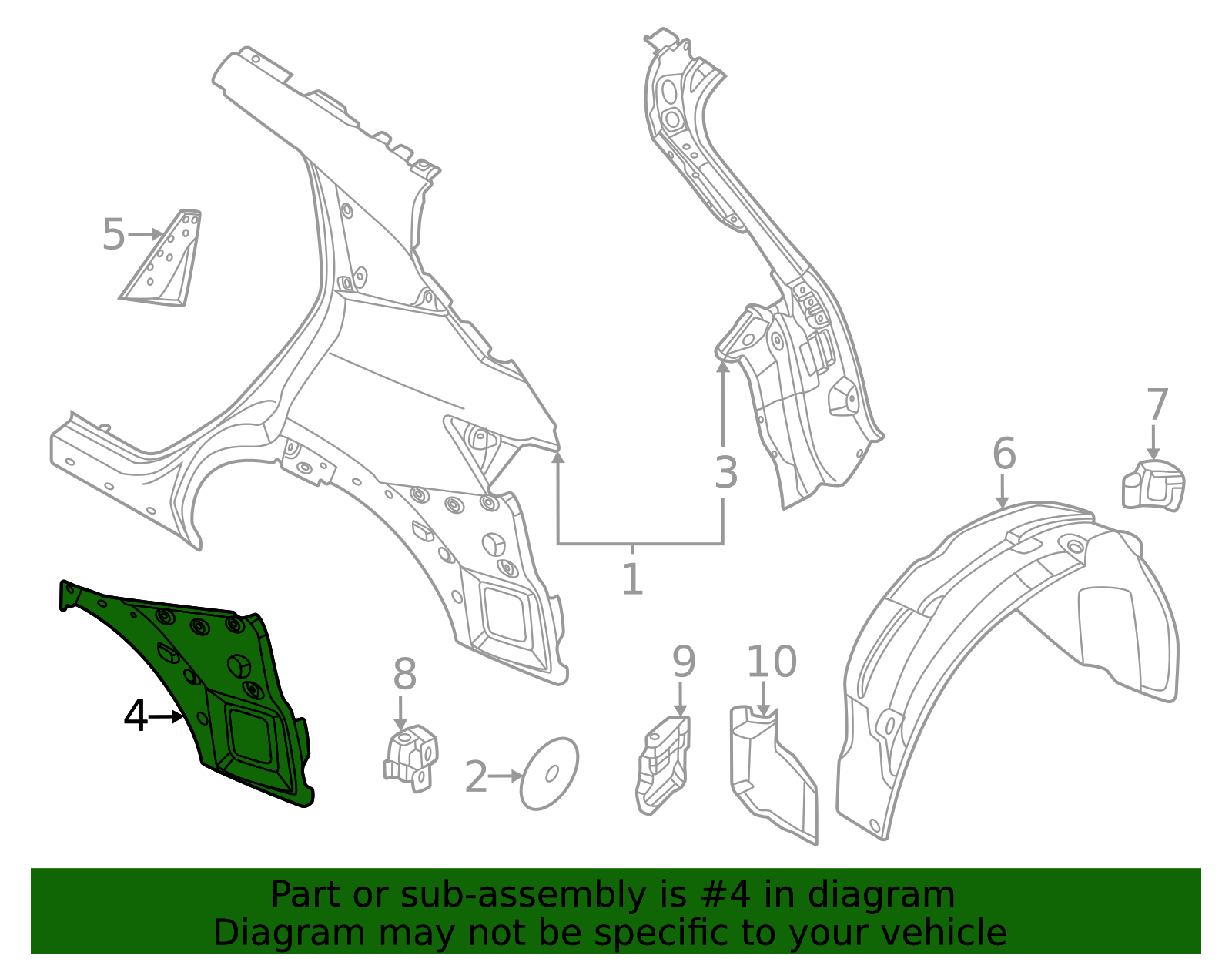 G8118-5MPMA - 2023-2025 Nissan ARIYA - Rear Extension | Conicelli Nissan