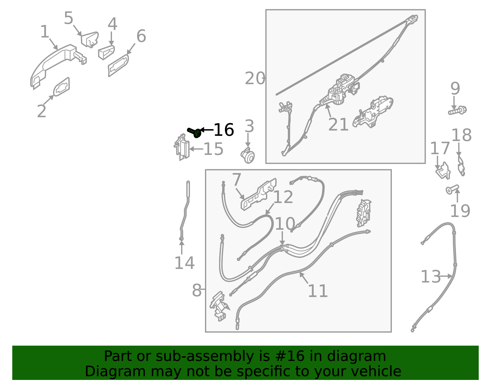 2015-2026 Ford Sliding Door Handle Screw W706332-S442 | OEM Parts Online