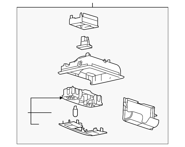 2009-2015 Ford | Overhead Console | AT4Z-78519A70-BA | Walls' Ford Parts