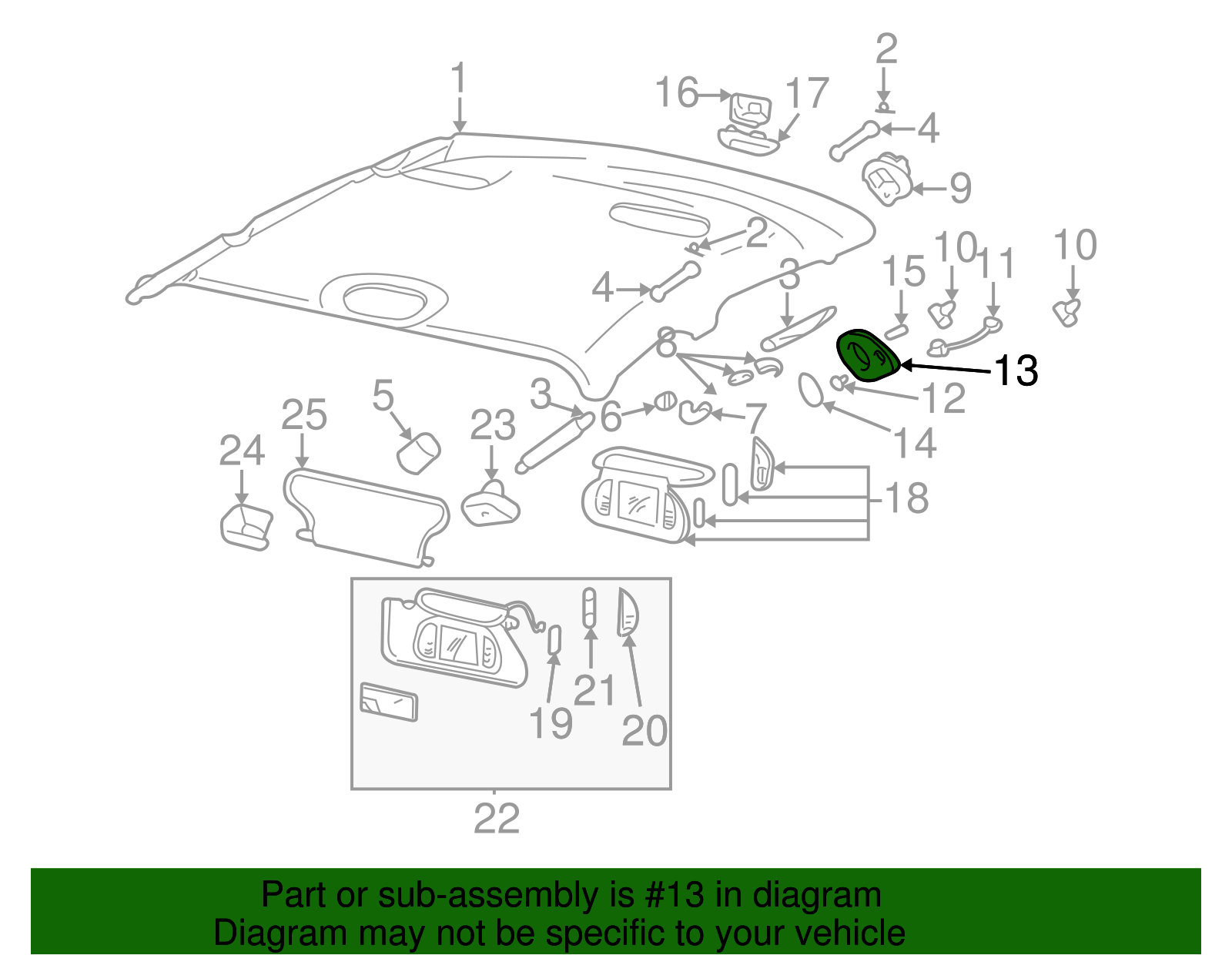 2000-2005 Cadillac DeVille Bezel 12482246 | Capital Chevy Parts