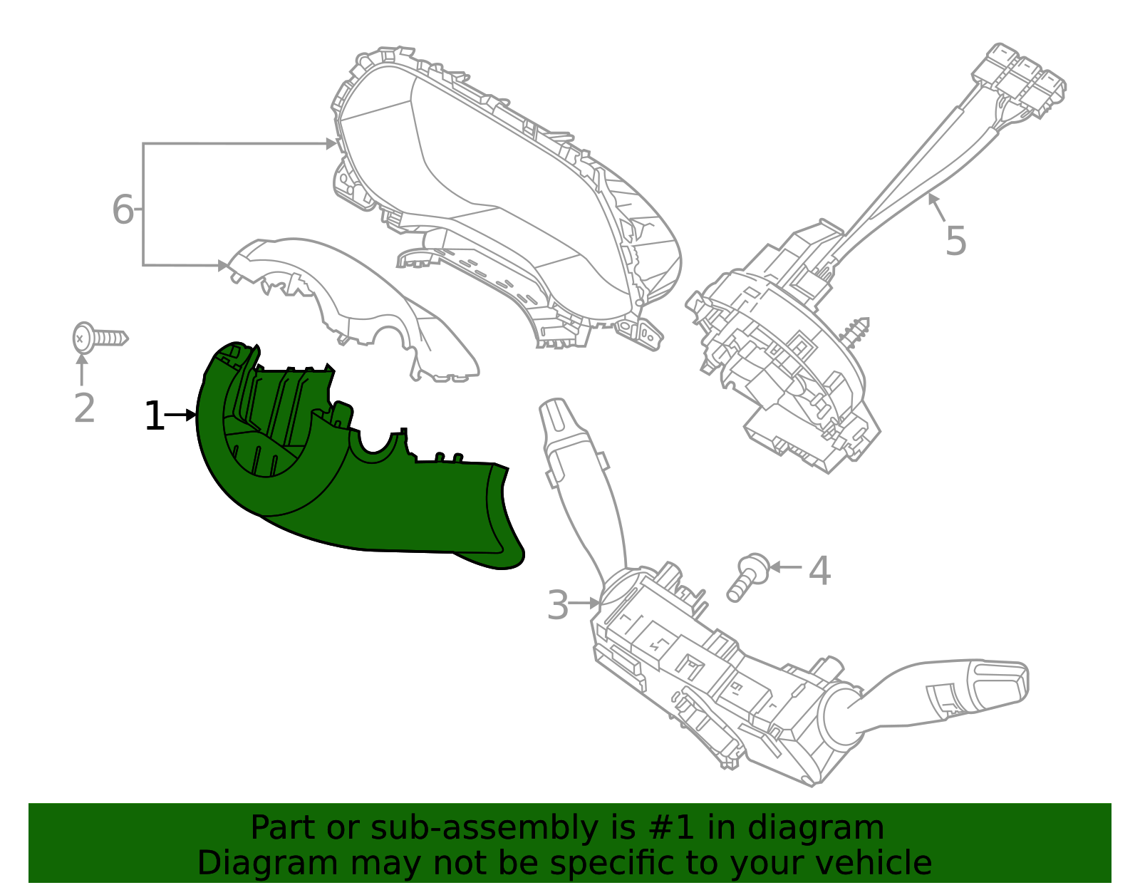 2020-2022 Hyundai Palisade Lower Column Cover 84852-S8000-NNB | World ...