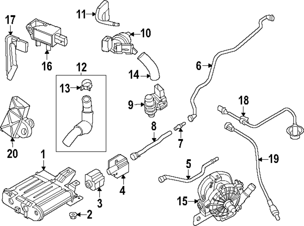 2021-2025 Hyundai Purge Solenoid 28910-2M600 | MotorMotor