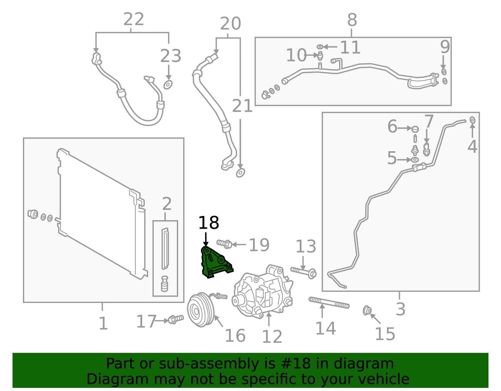 2018-2024 Toyota Mount Bracket 88431-0E040 | MotorMotor