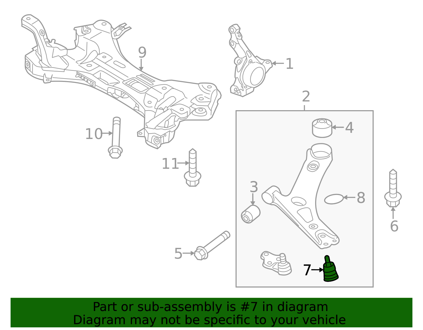 2010-2017 Kia Lower Ball Joint 54530-2K000 | OEM Parts Online