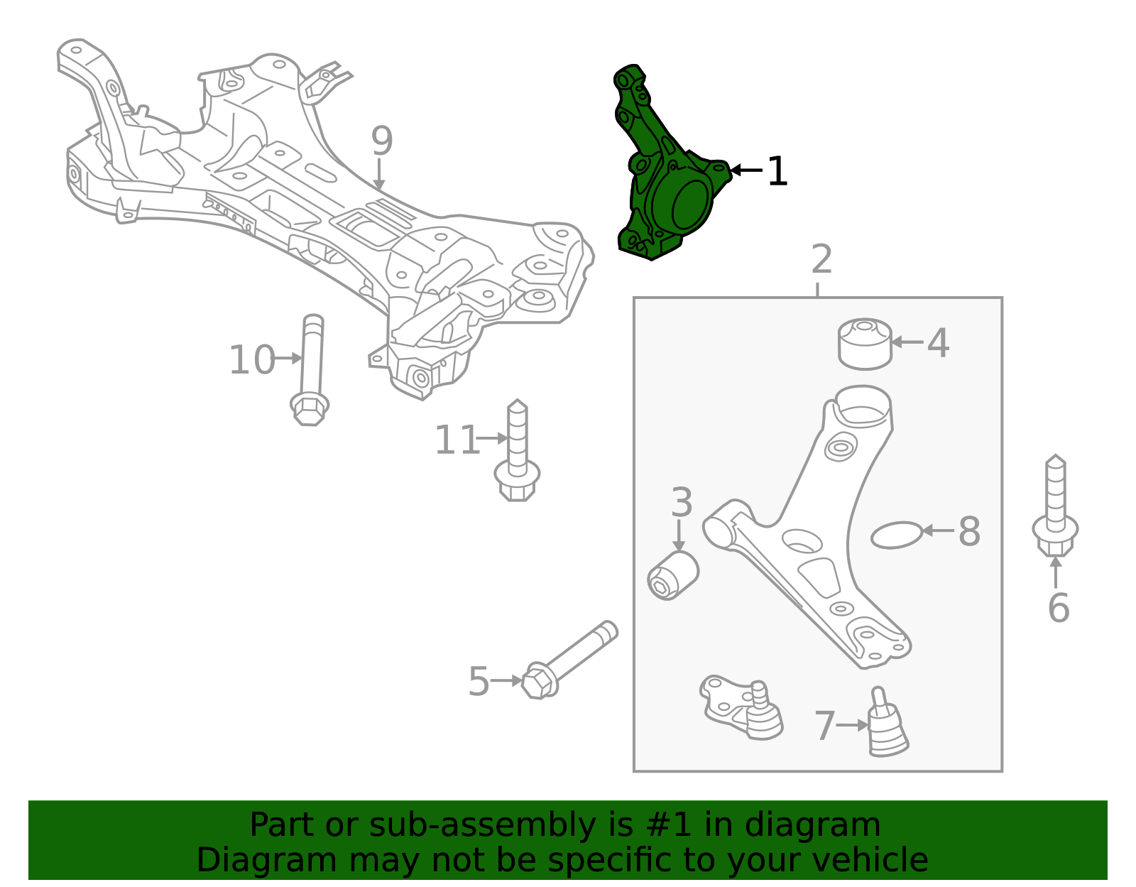 51716-1W000 - Steering Knuckle 2012-2015 Kia Rio | Kia.Parts Store