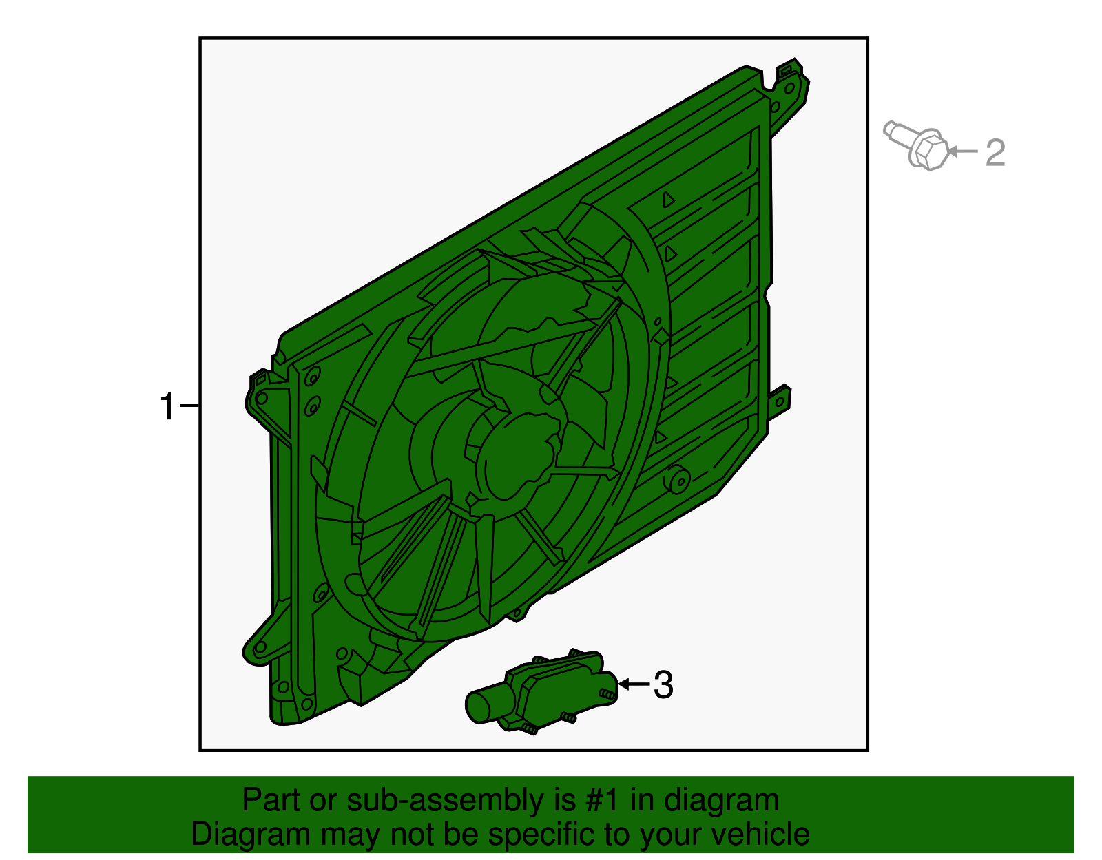 2013-2018 Ford C-Max | Motorcraft™ Engine Cooling Fan Assembly | RF-382 ...