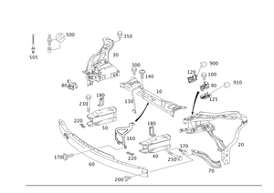 212-620-47-00 - Frame, Lamp Unit 2006-2016 Mercedes-Benz | Mercedes ...