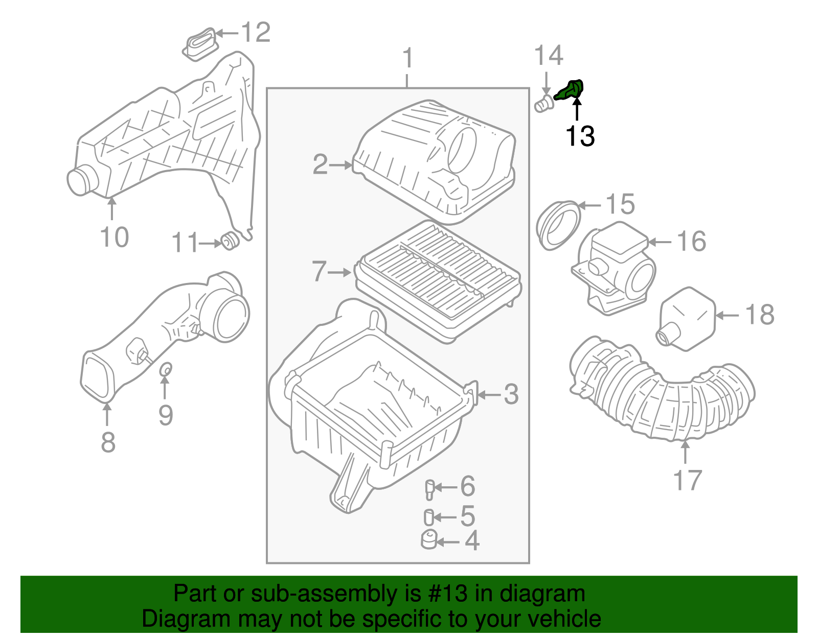 1998-2004 Chevrolet Air Intake Temp Sensor 30019619 | Capital Chevy Parts
