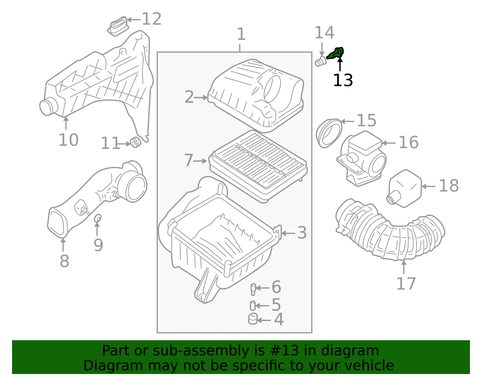 1998-2004 Chevrolet Air Intake Temp Sensor 30019619 | Courtesy Parts