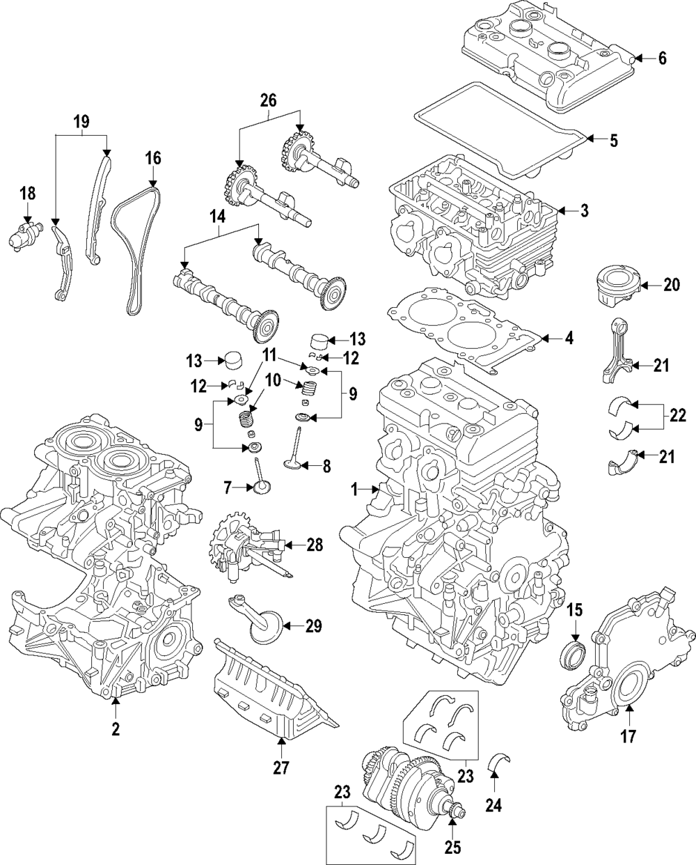 11-12-8-544-847 - Cylinder Head - 2014-2021 BMW | BMW Parts Exchange