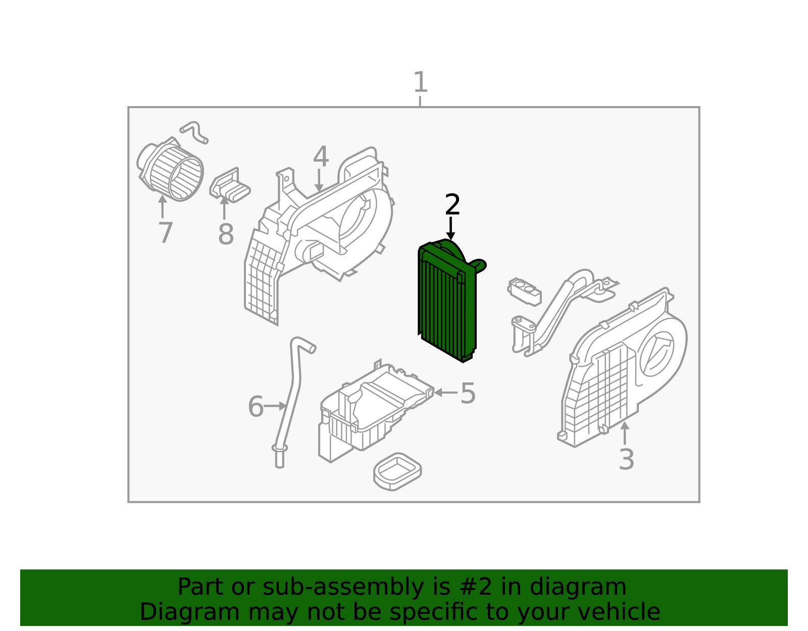 97927-1U010 - Evaporator Core 2012-2015 Kia Sorento | Kia.Parts Store