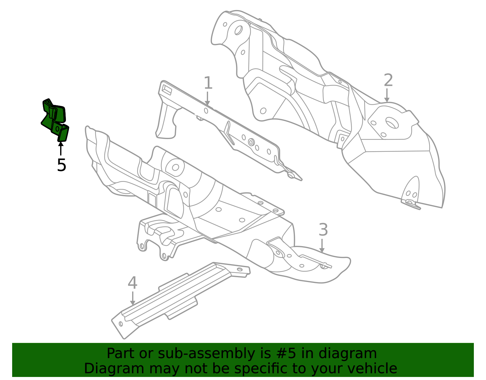 2025 Mini Countryman Heat Shield Holder 11-65-8-632-104 | Mini Parts Direct