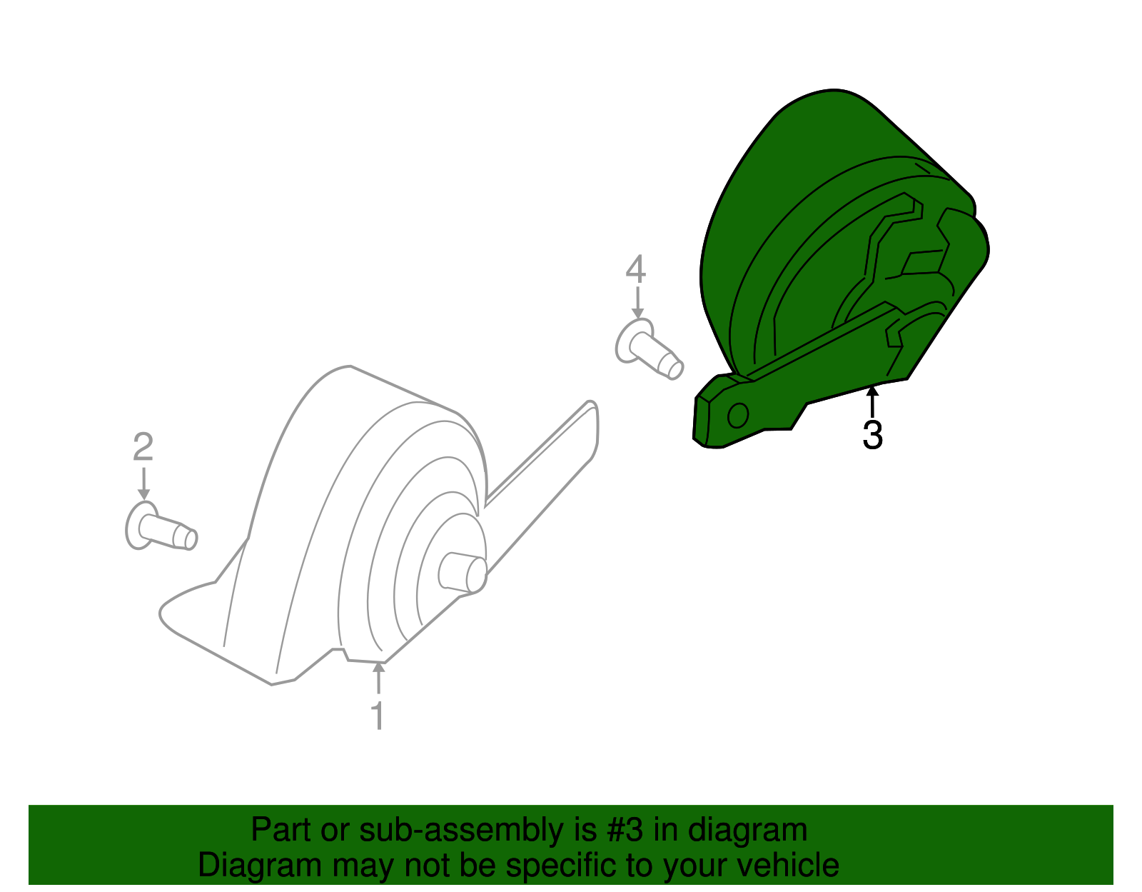 25610-3TA1A - High Note Horn - 2013-2022 Nissan | Nissan OEM Parts Direct