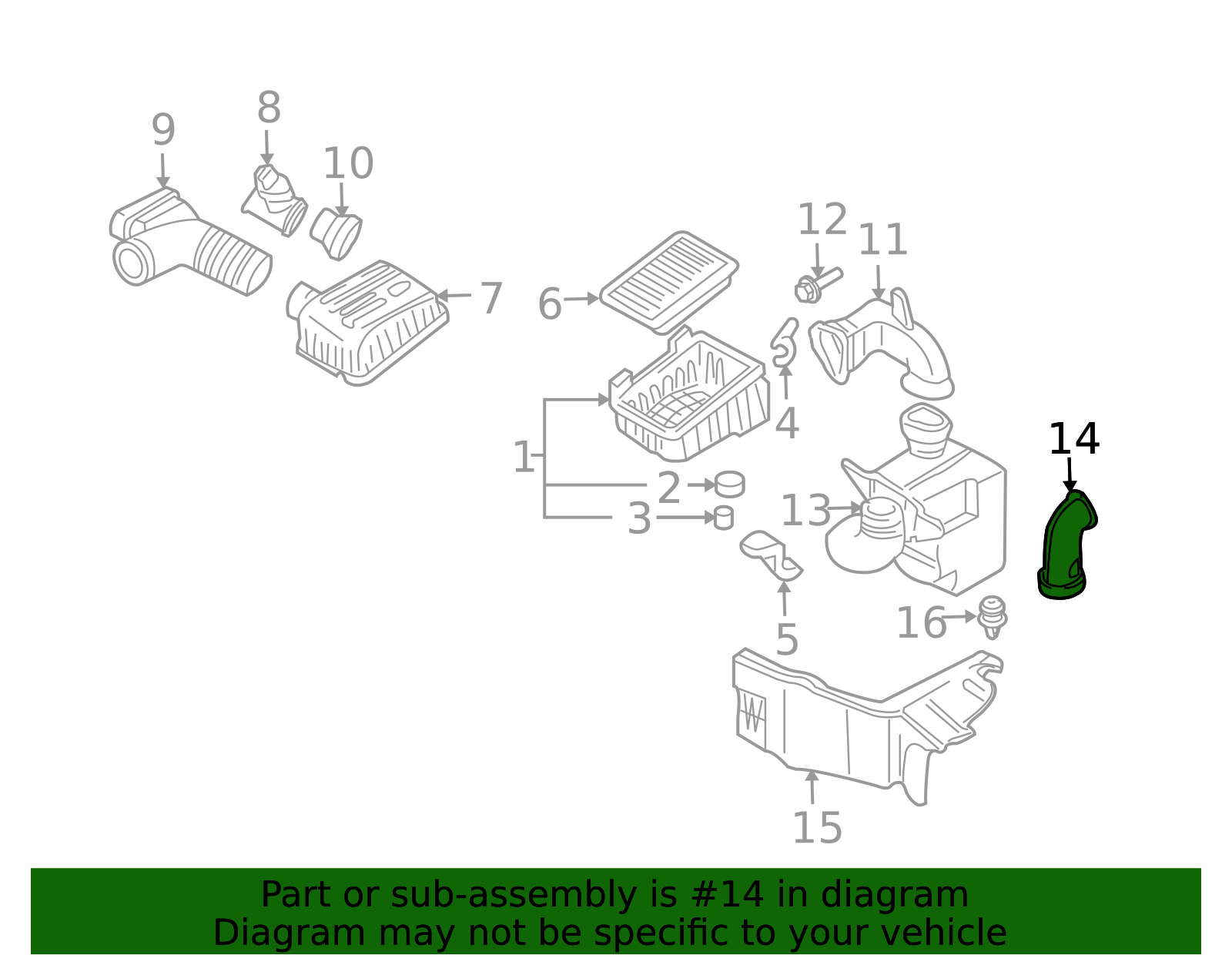 Air Intake Hose - Seamless OEM Engine Airflow 28138-26320 | AutoNation ...