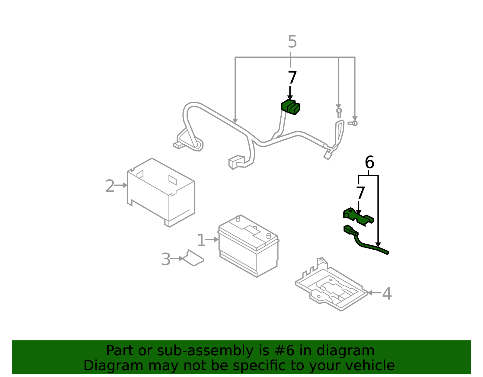 Battery Cable 91850-2B100 - Reliable Power Connections | AutoNation Parts