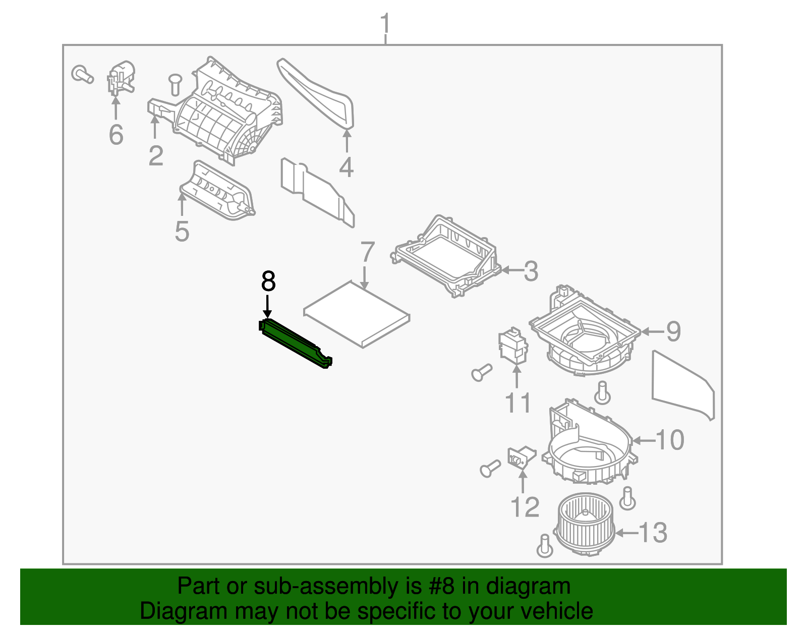 97129-3X000 - Filter Cover 2014-2018 Kia | Kia.Parts Store