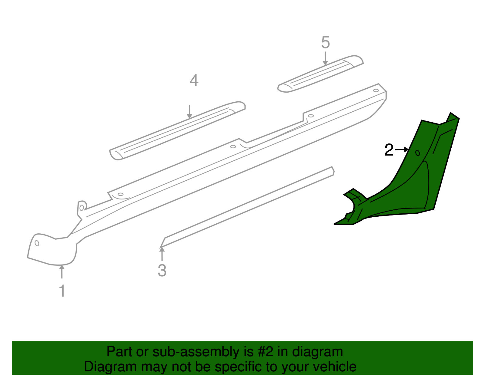 15190302 - 2002-2006 Chevrolet Trailblazer EXT - Black Driver Side ...