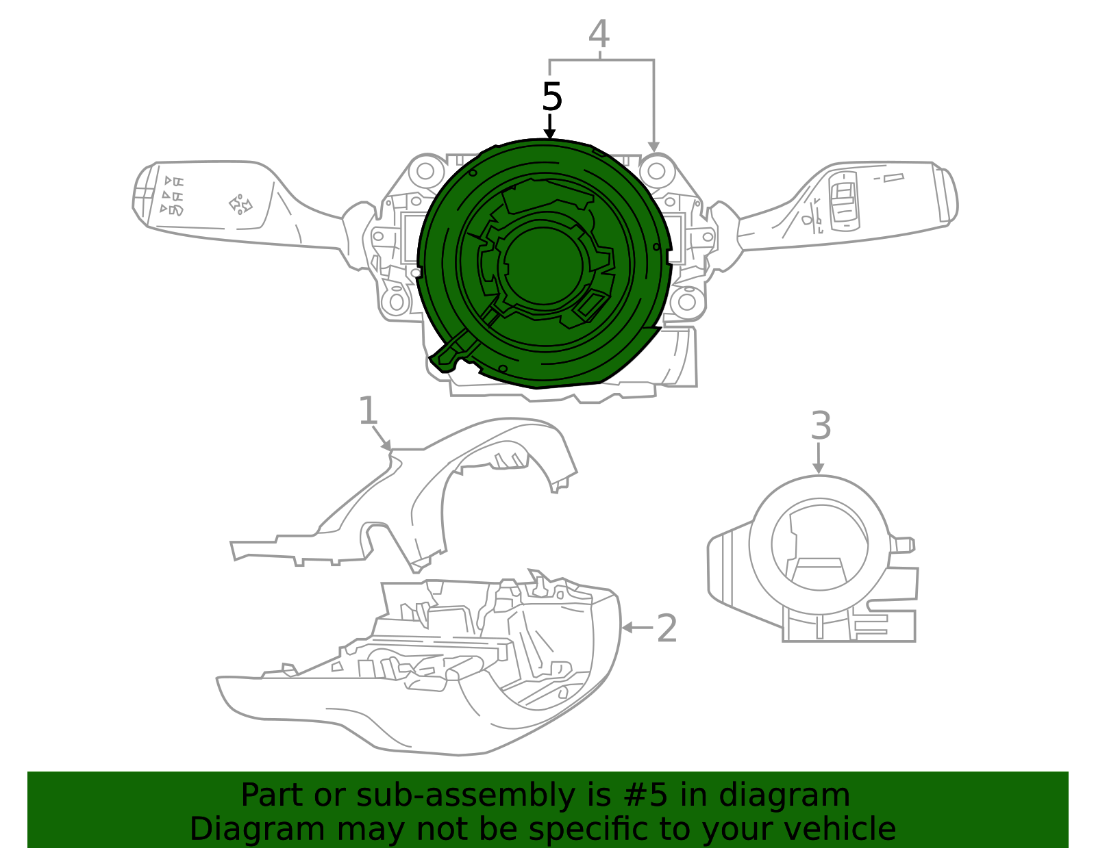 61315a66155 - 2014-2025 BMW Clock Spring (61-31-5-A66-155) | BMW of ...