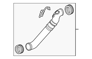 2017-2019 GM Intercooler Outlet Air Hose 84189332 GM | GMPartsDirect.com