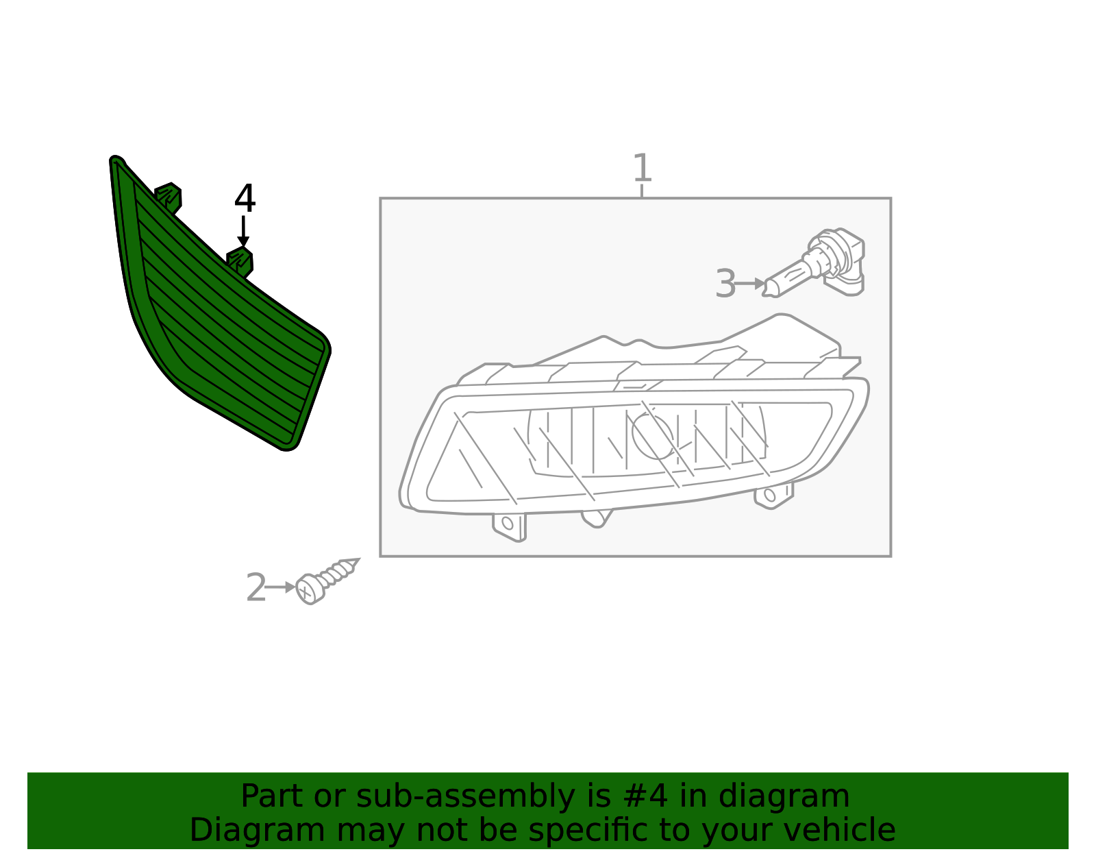 561941778b - Volkswagen Fog Lamp Bezel 2012-2015 Volkswagen Passat ...