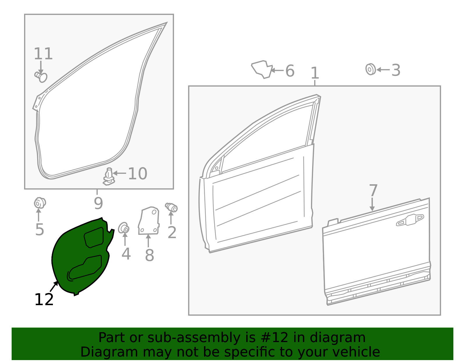67832-0R041 - High-Quality Door Water Deflector for 2013-2018 Toyota ...