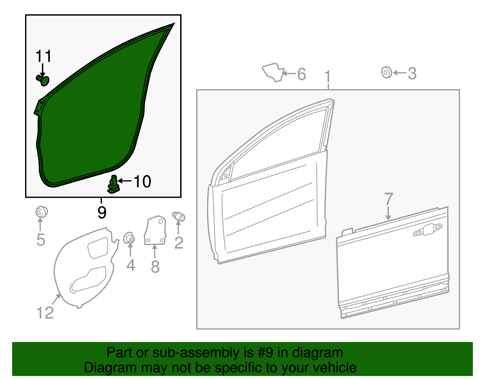 2013-2018 Toyota RAV4 Door Weather-Strip 67862-0R030 | Toyota Parts Center