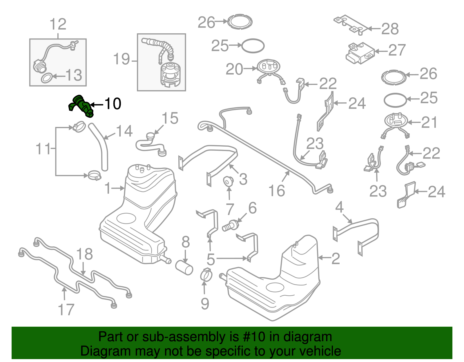 2008-2015 Audi R8 Filler Neck 420-201-135-C | Audi USA Parts
