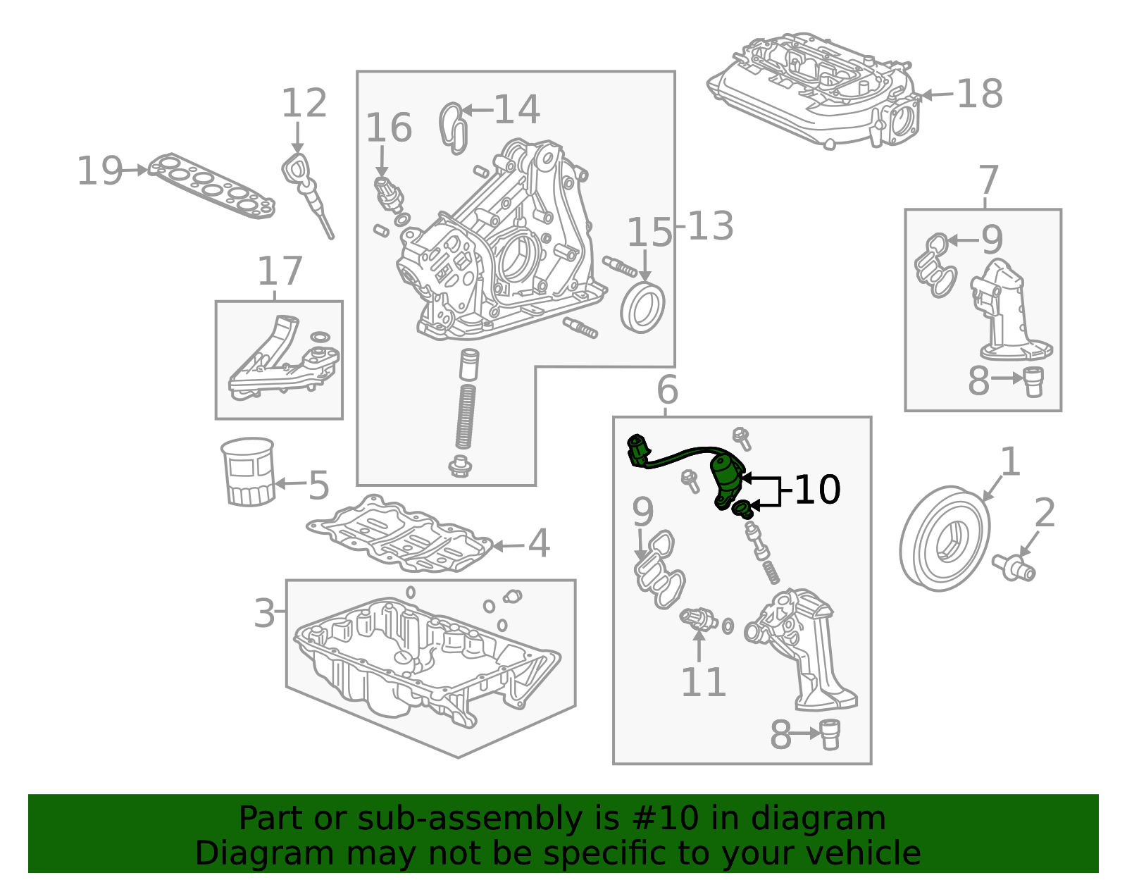 2008-2017 Honda VTEC Spool Valve Assembly | Genuine Honda Parts