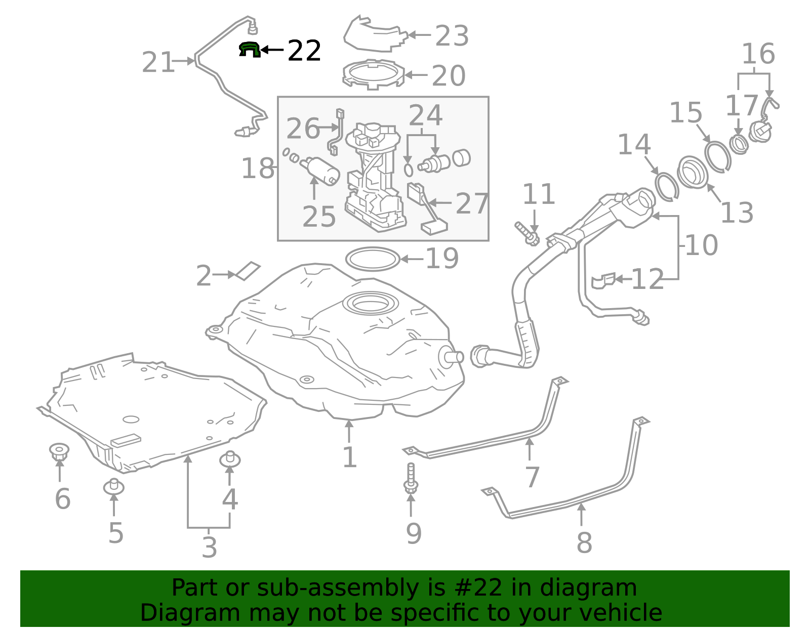 Genuine Toyota Tube Clip part# 77241-02010 for 2004-2025 Toyota ...