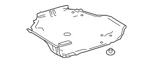 2022-2024 Toyota Fuel Tank Shield 77641-0A010 | Toyota Parts Center