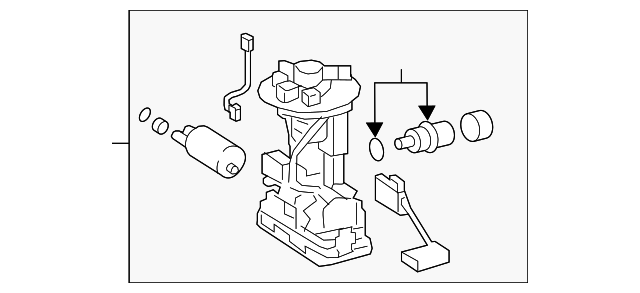 2020-2022 Toyota Fuel Pump 77020-02A00 | Toyota Parts Center