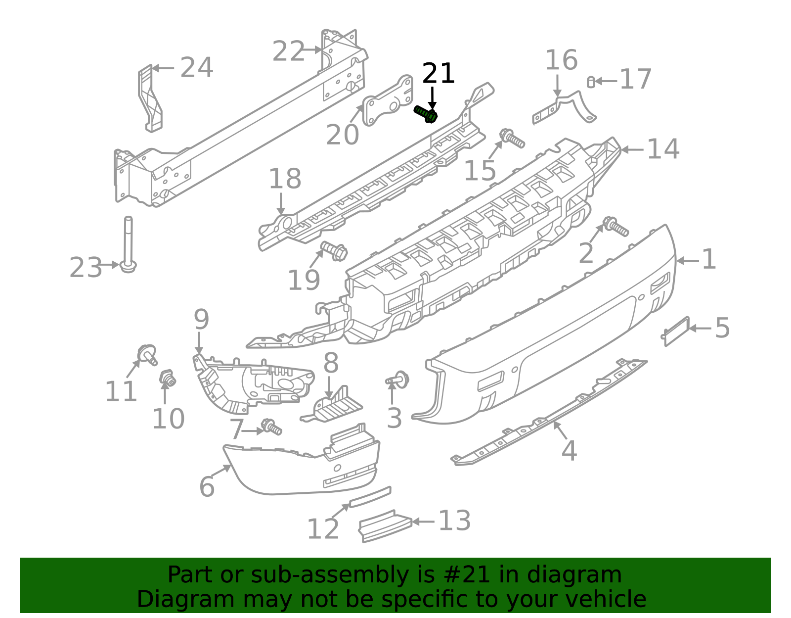 2014-2023 Land Rover | Differential Assembly Mount Bolt | LR033214 ...