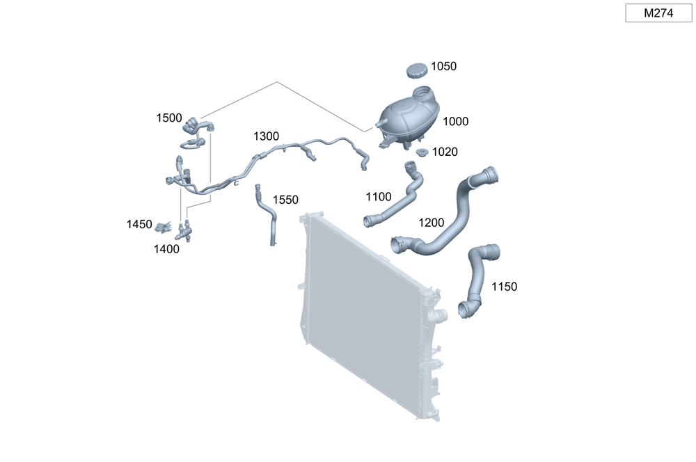 205-501-26-01 - Bleed Line 2016-2018 Mercedes-Benz C350e | Mercedes ...
