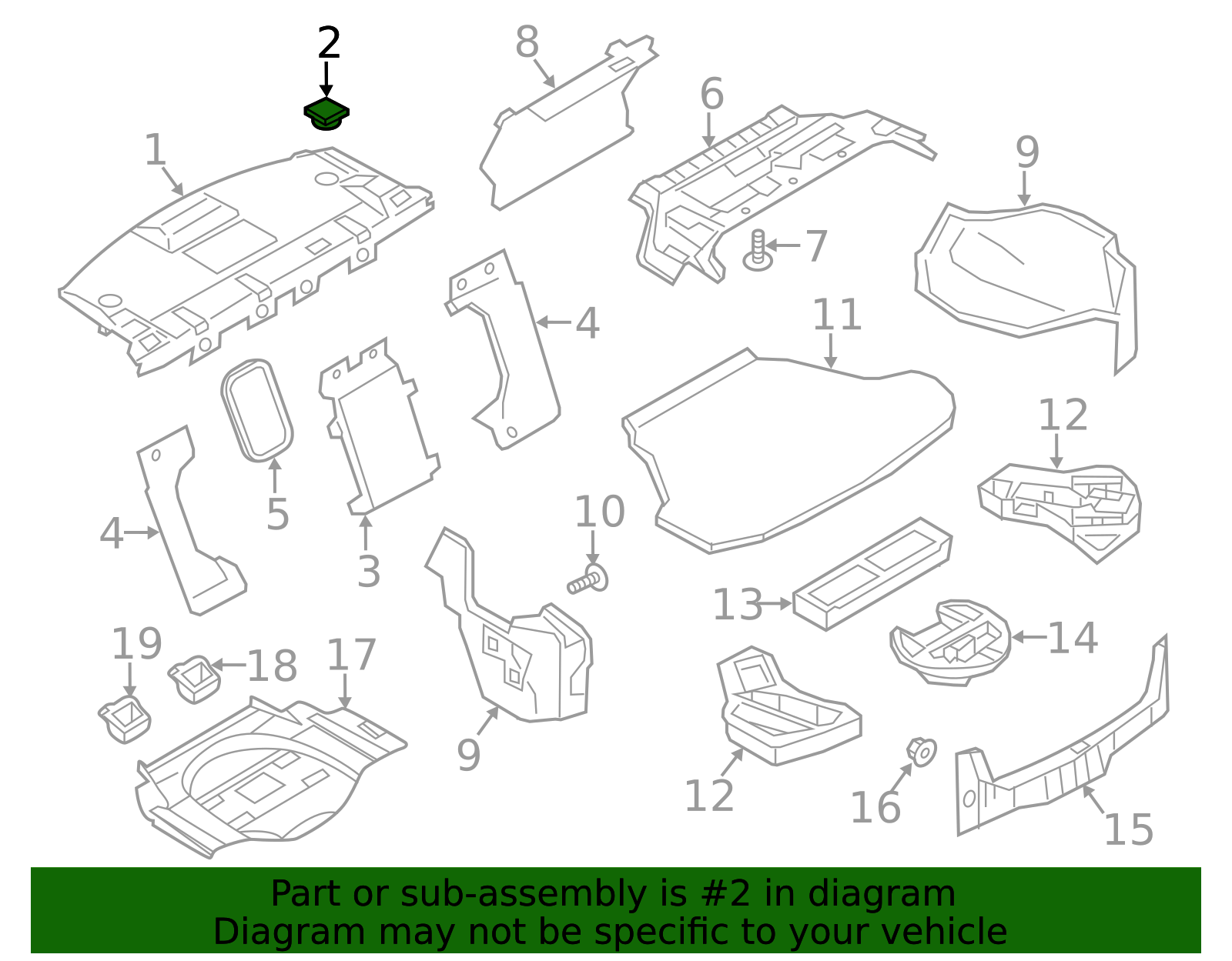2014-2020 Infiniti Q50 Speaker Grille 28174-4GA0A | Faulkner Infiniti ...