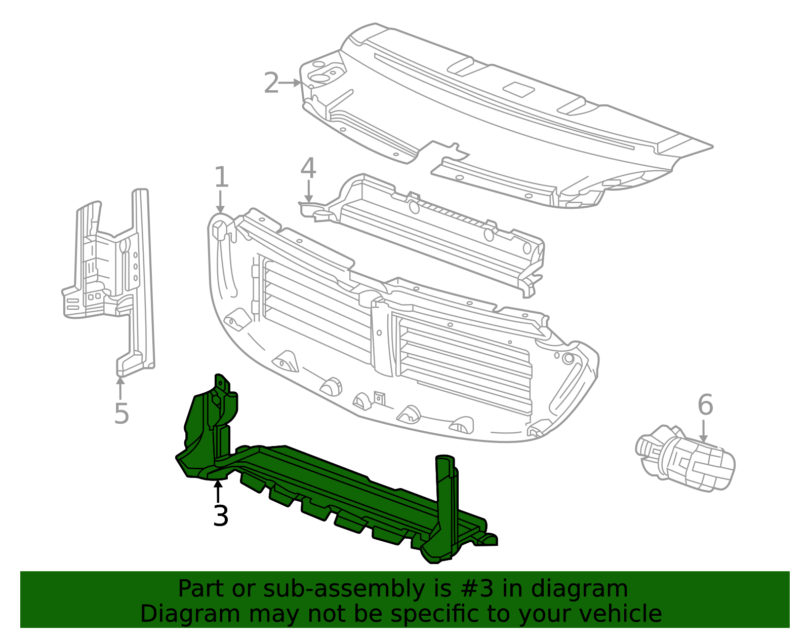 86826753 - High-Quality Lower Baffle for 2021-2023 Buick Envision ...